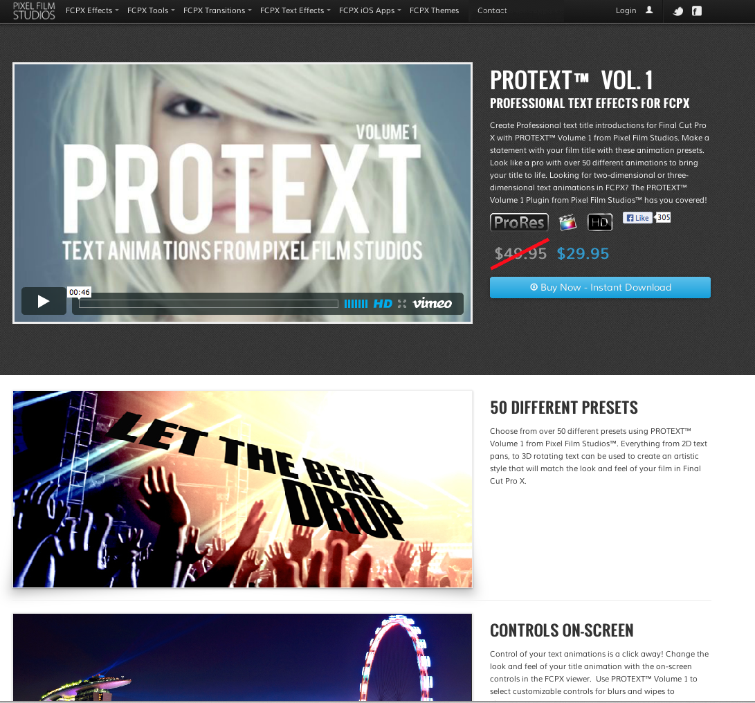 New Final Cut Pro X Text Effects and Plugins from Pixel Film Studios